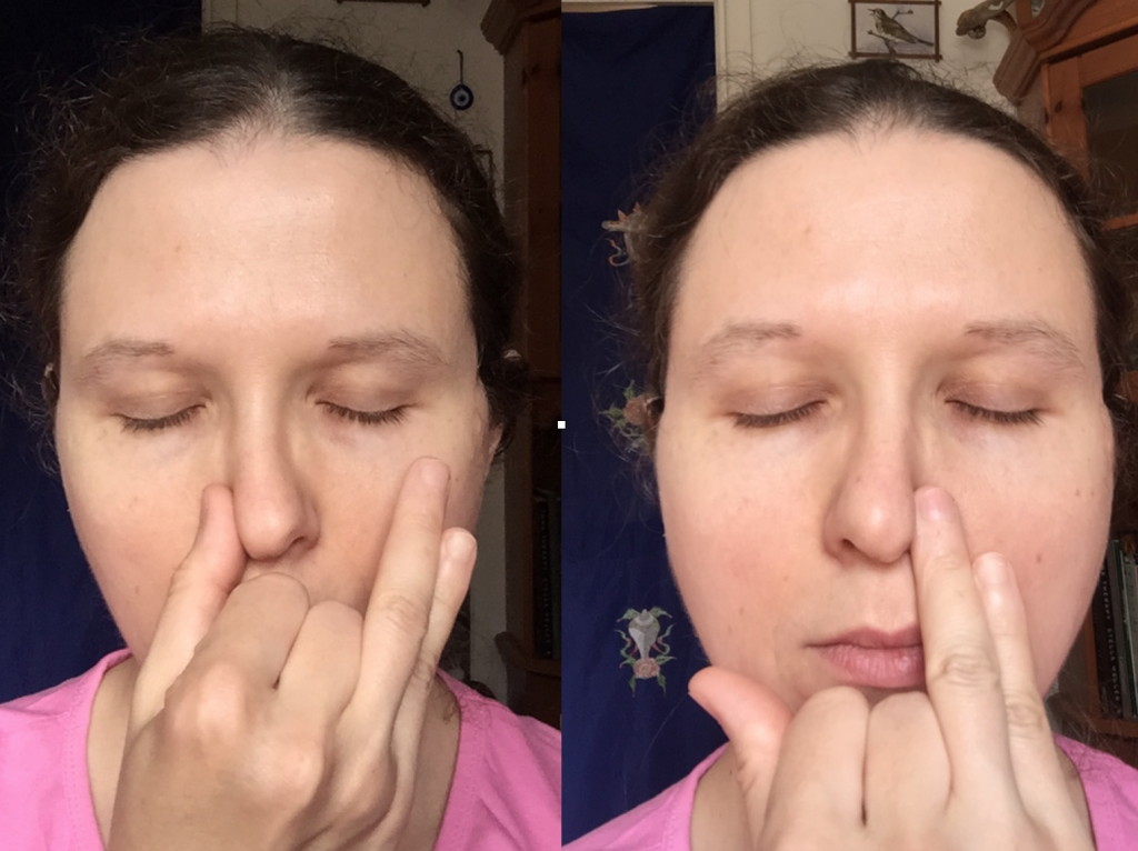 Alternate nostril breathing - 1000 Miles Therapy